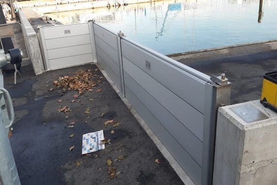 Flood Barrier for airports | Flood barriers for metro - Frontier Flood ...